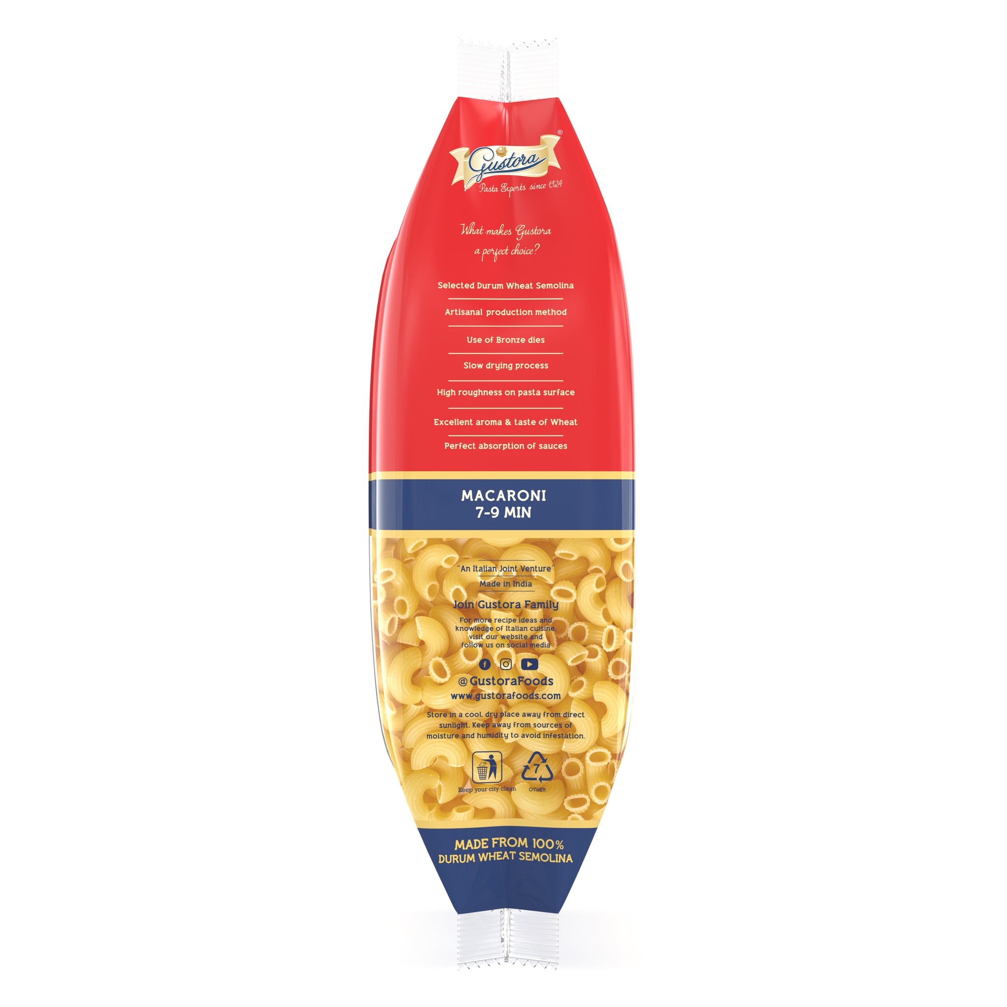 Buy Macaroni Pasta – Best Price Online | Gustora Foods