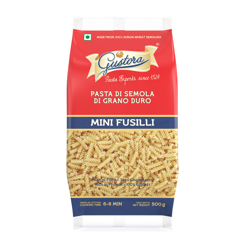 Buy Mini Fusilli Pasta – Best Price Online | Gustora Foods