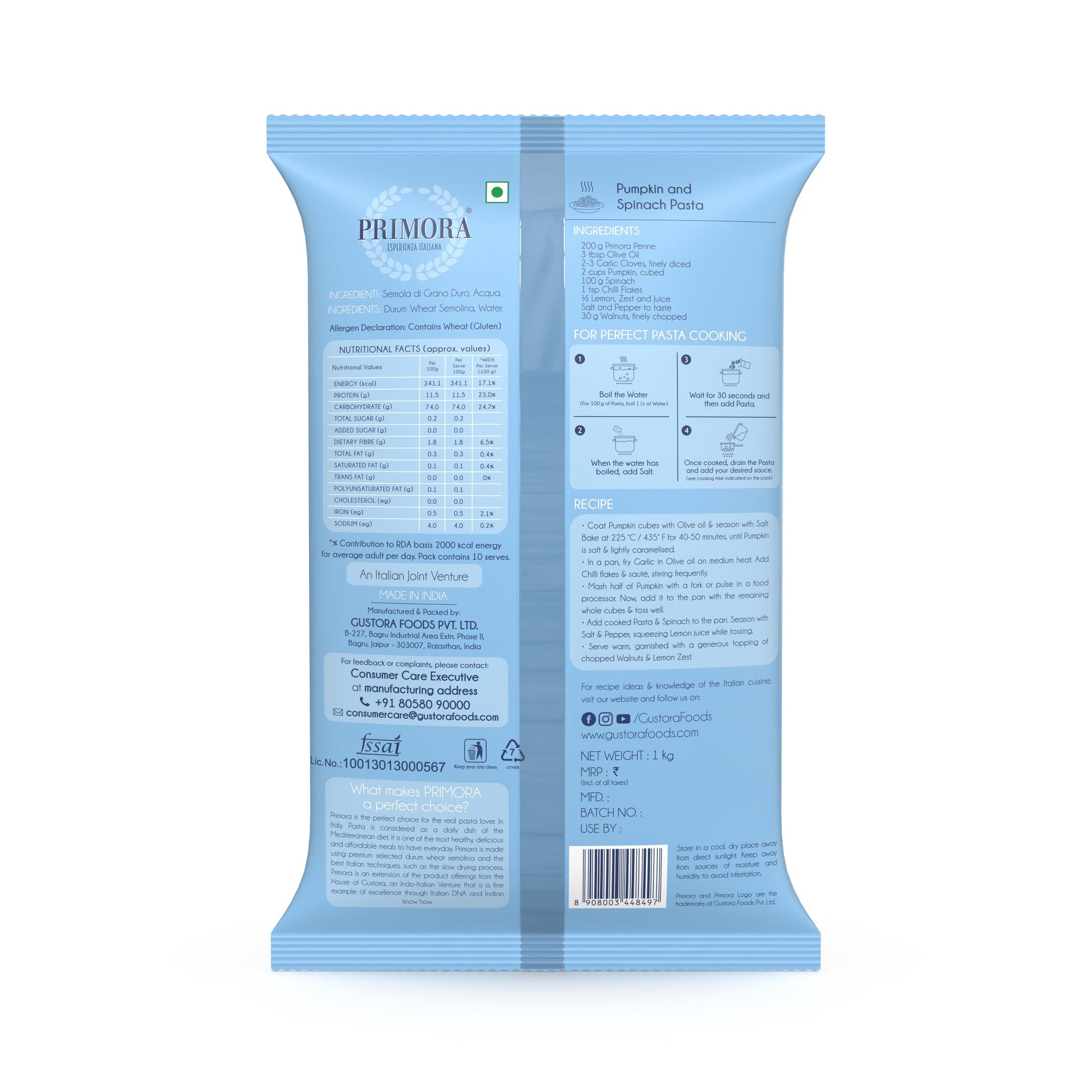 Primora Penne – Shop Online at Best Price | Gustora Foods